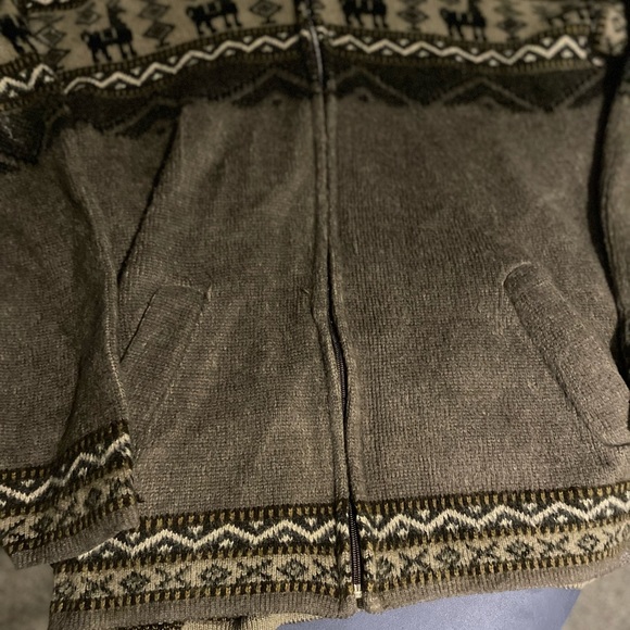 Andino | Sweaters | Vintage Andino Andean Wool Cardigan Hoodie Vtg ...